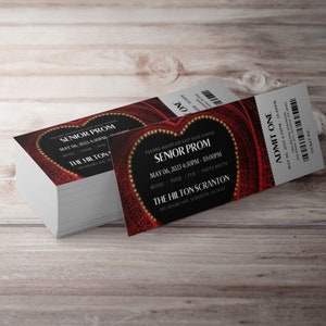 Event Tickets - Design & Print Full Color - Marketing - Promotional ...