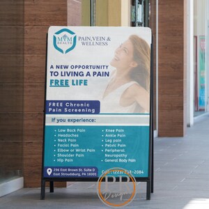 A-frame Business Sign Business Menu Happy Hour Welcome - Etsy