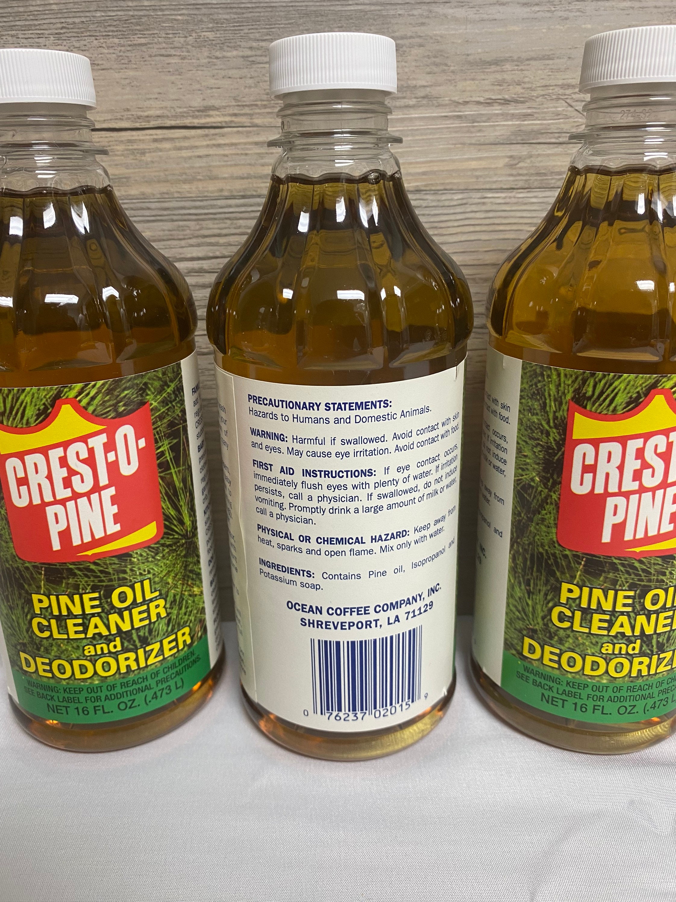 Crest O Pine Oil Concentrate Cleaner Deodorant Degreaser Real Pine 3 ...