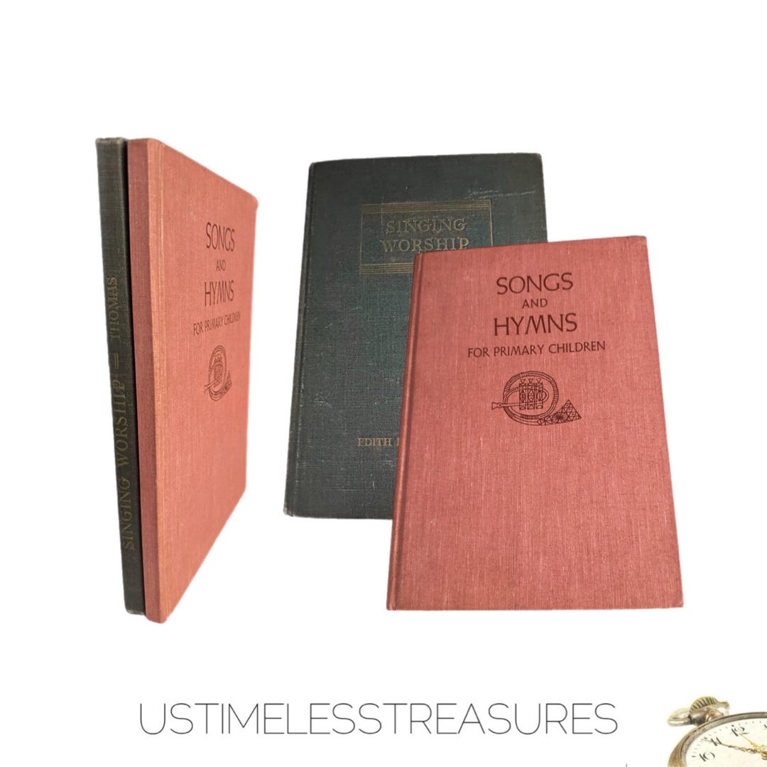 1935 Singing Worship With Boys and Girls & 1963 Songs and Hymns for ...