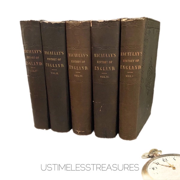 Antique History Book of England - Etsy