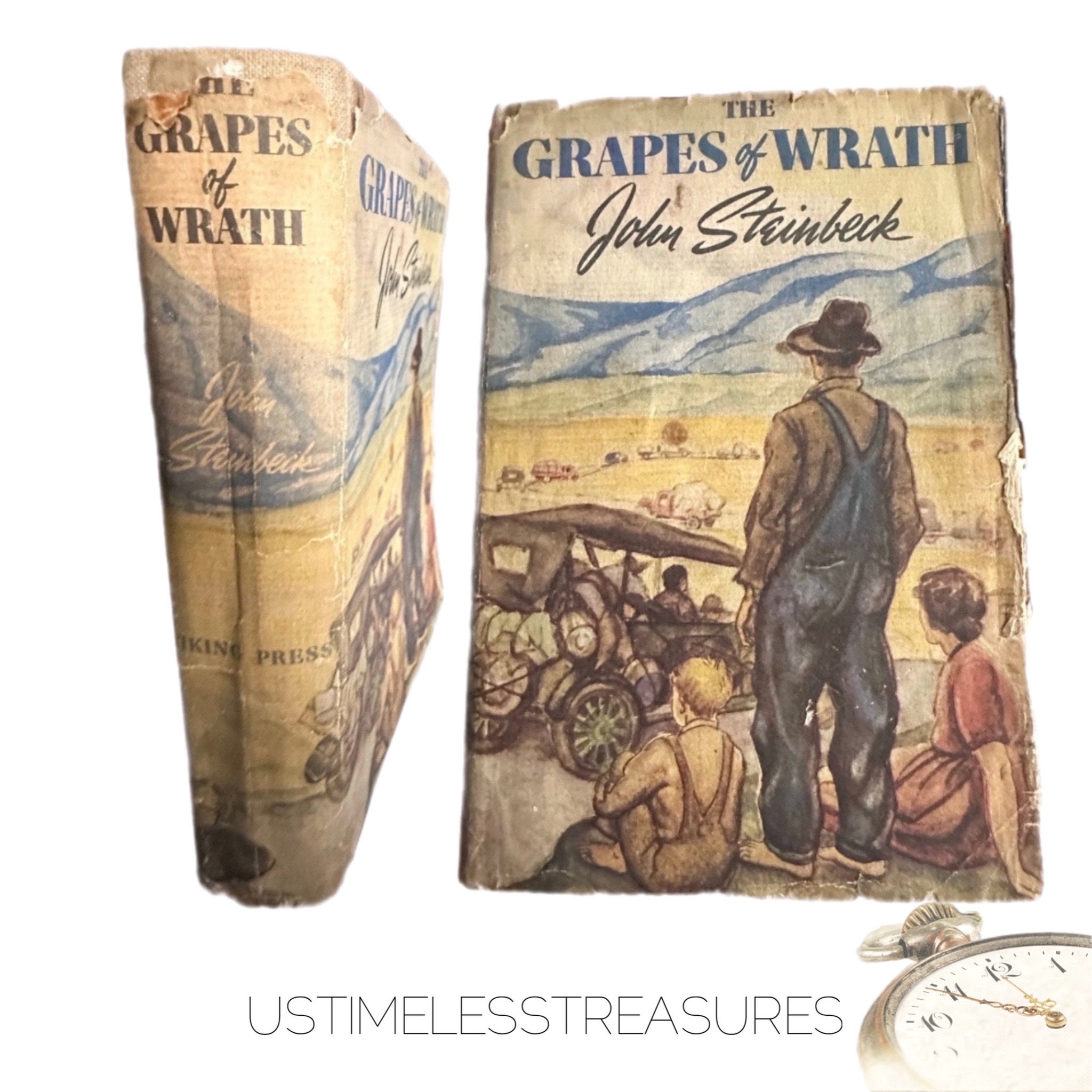 1939 the Grapes of Wrath by John Steinbeck First Edition Vintage Book ...