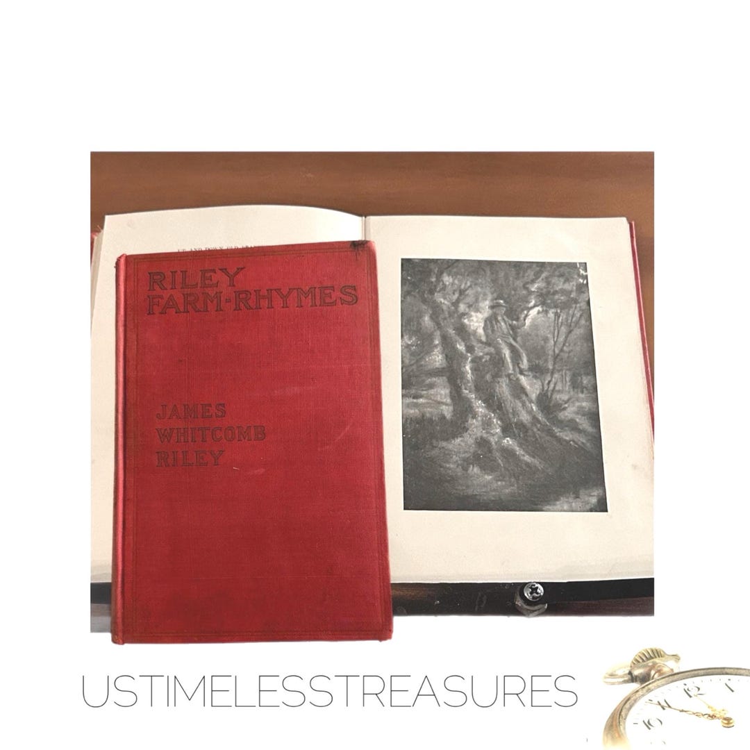 1905 Farm-rhymes by James Whitcomb Riley Antique Poetry Book - Etsy