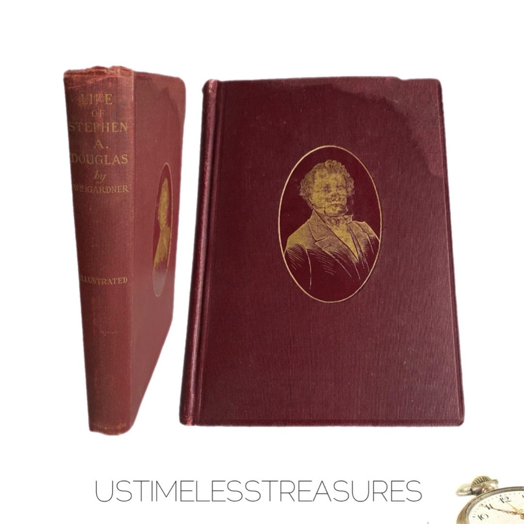 1905 Life of Stephen A. Douglas First Edition Antique Book - Etsy