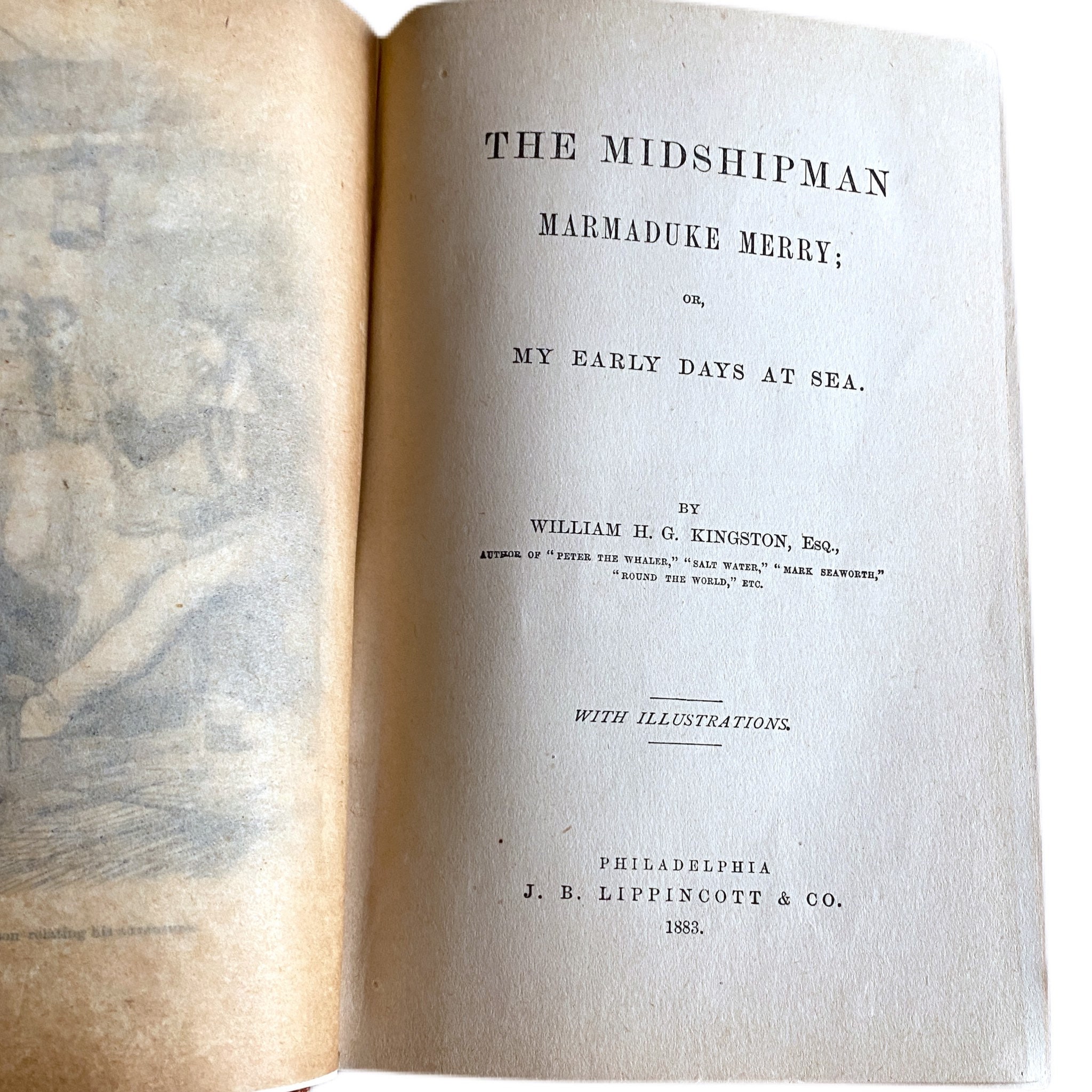 1883 the Midshipman Antique Sailor Adventure Book - Etsy