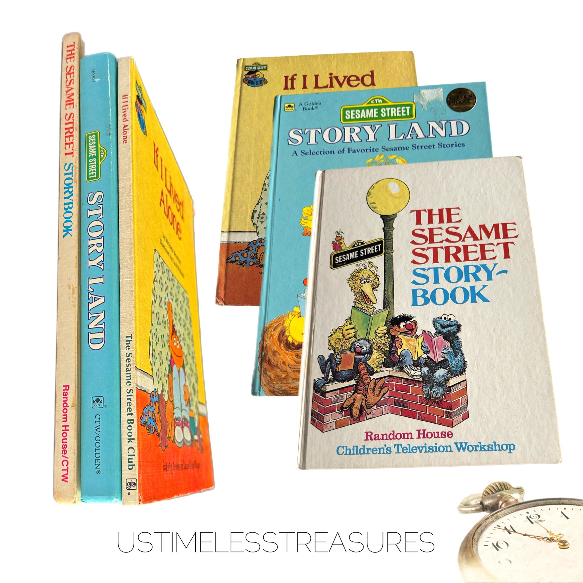 1971 1986 Sesame Street With Jim Hensons Muopets 3 Book - Etsy