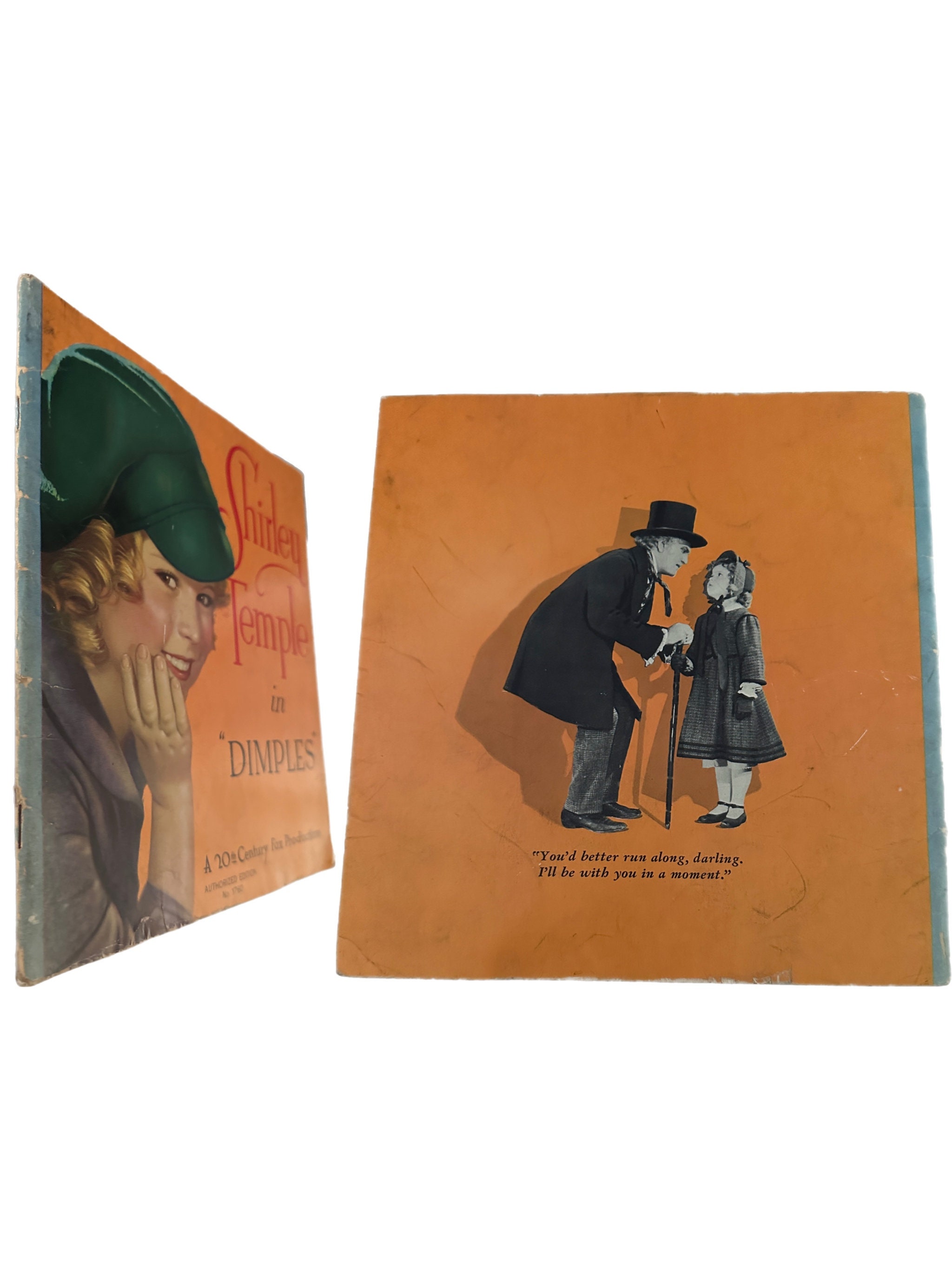 1936 Shirley Temple “dimples” Souvenir Booklet From the Film Antique ...