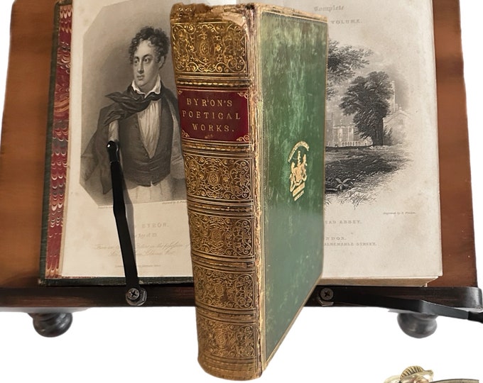 1864 the Poetical Works of Lord Byron Antique Poetry Book - Etsy