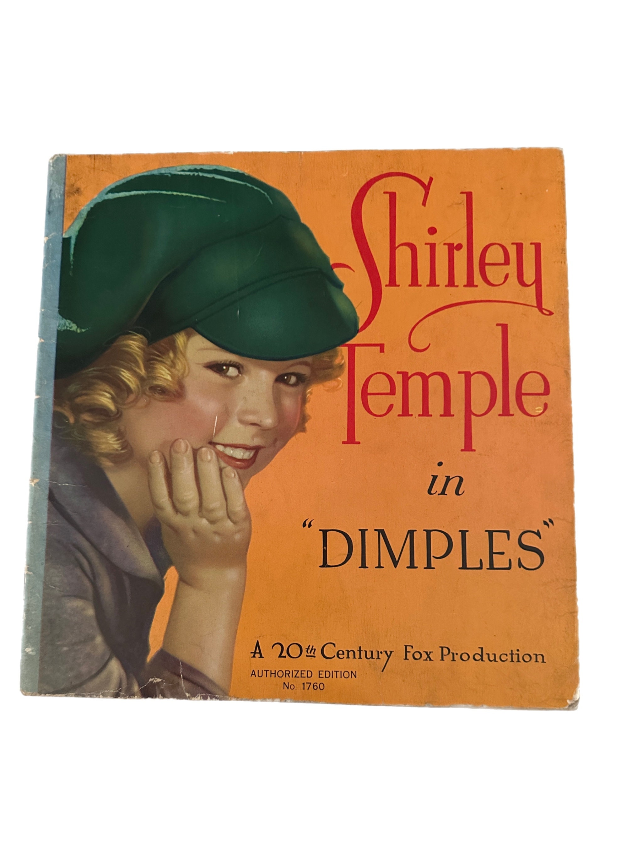 1936 Shirley Temple dimples Souvenir Booklet From the Film - Etsy