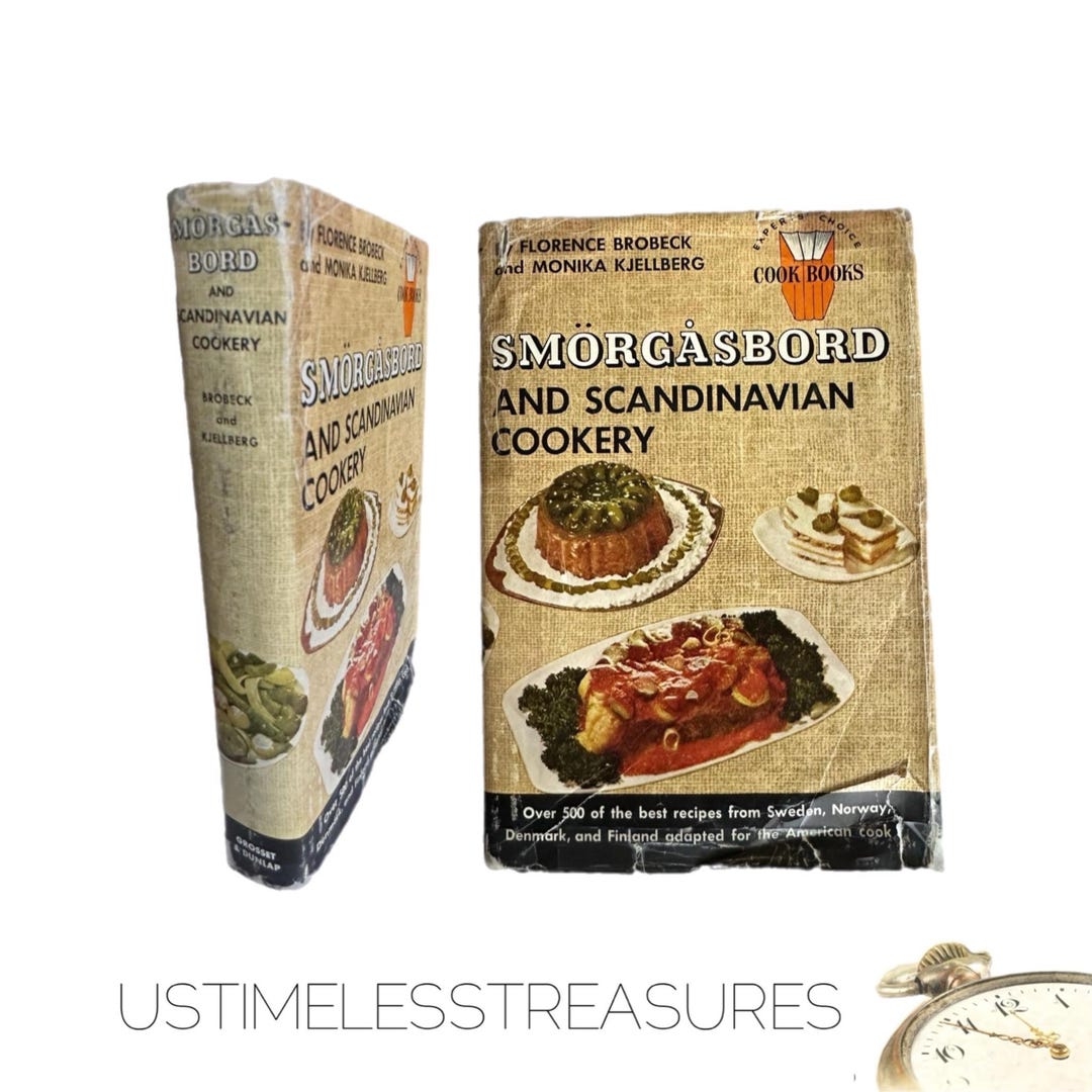 1948 Smorgasbord and Scandinavian Cookery Vintage Cookbook - Etsy