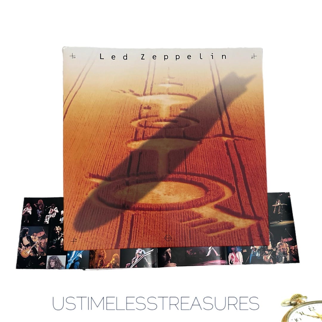 1990 LED Zeppelin 11 X 11 Insert From Vinyl Boxed Set With the ...