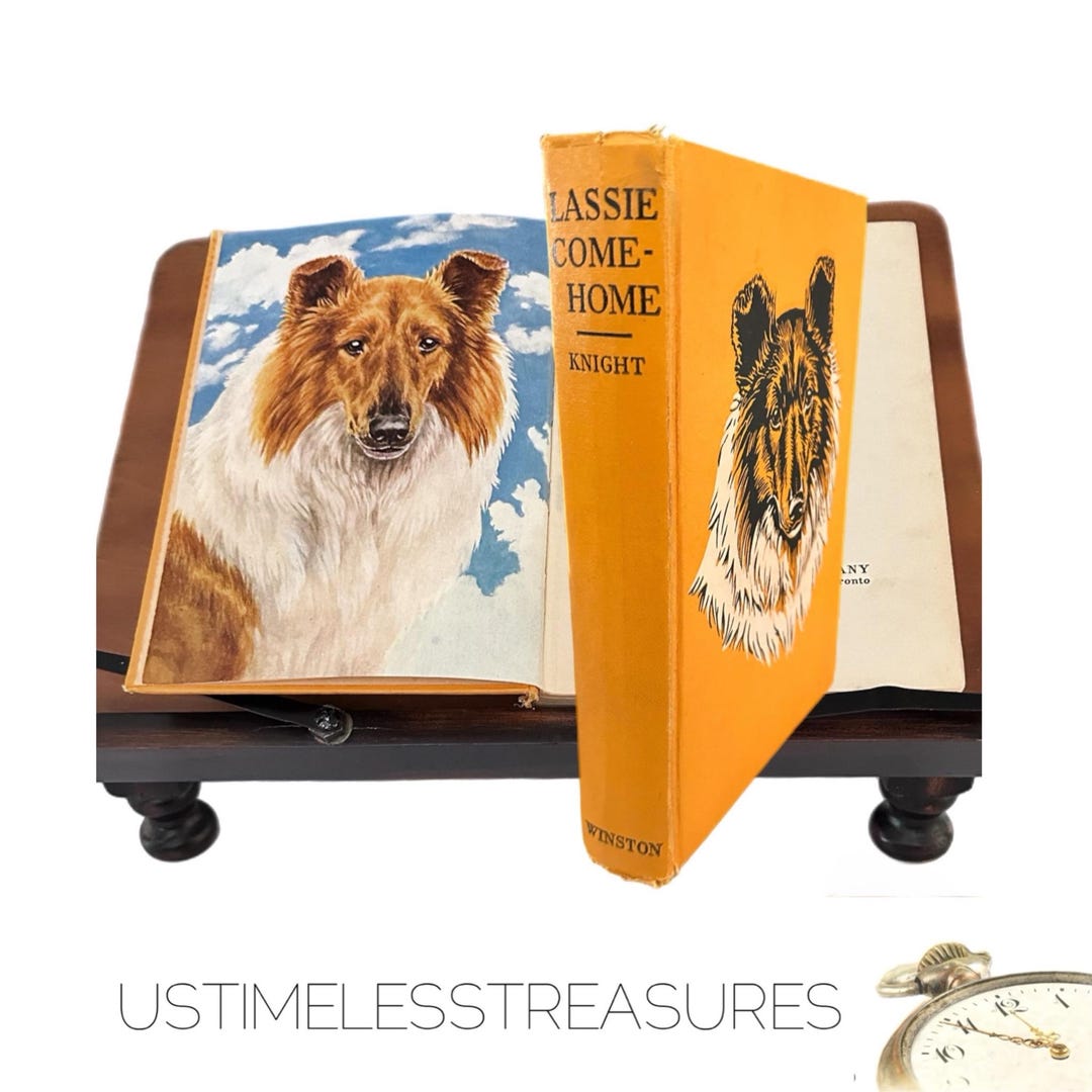 1940 Lassie Come Home First Edition Children’s Vintage Book - Etsy