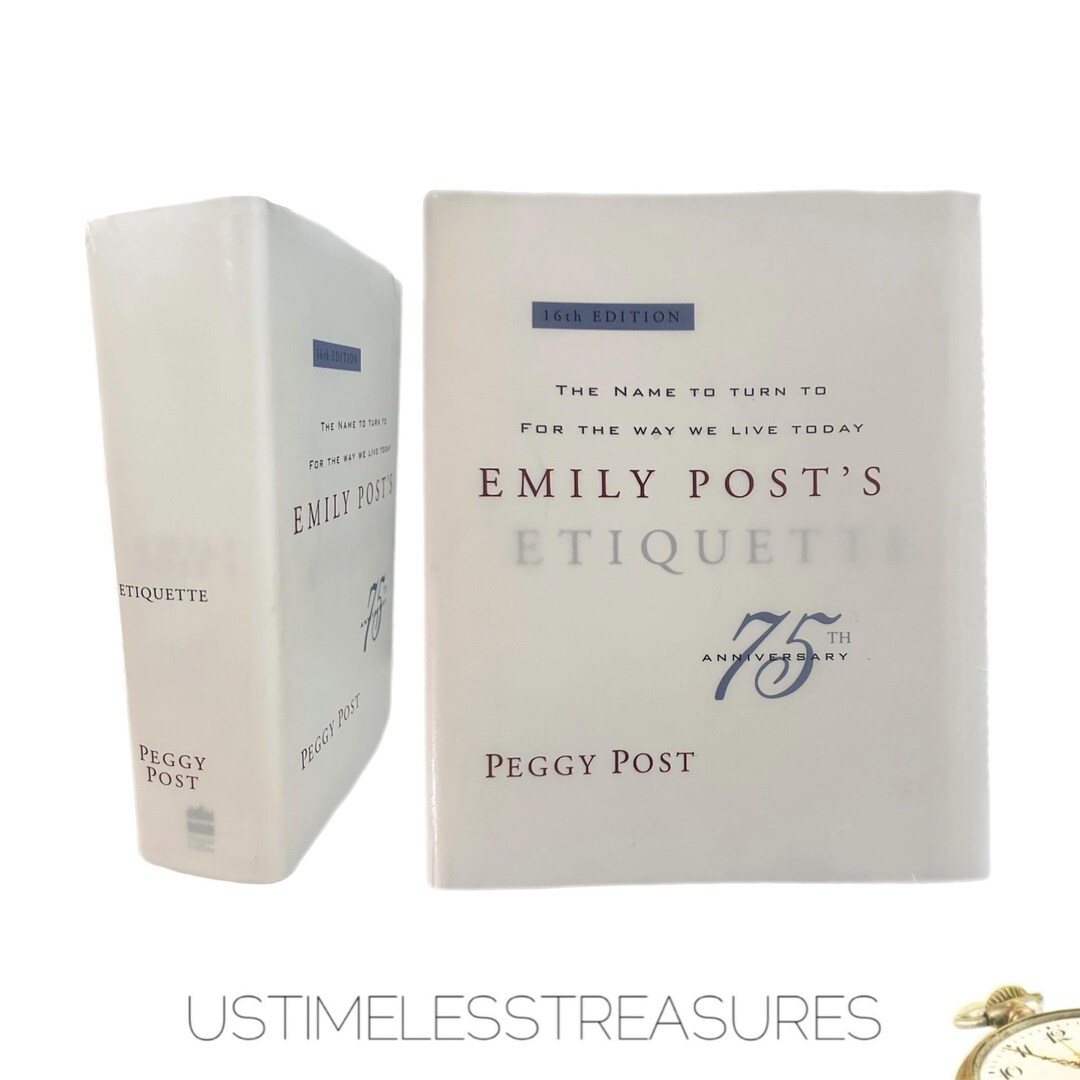 1997 Emily Post’s Etiquette - Near Fine by Peggy Post Vintage Manners ...