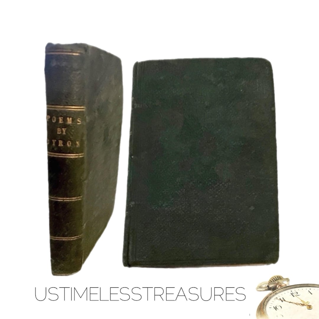 1830s Lord Byron Works Abydos, Lara, Giaour, Consair Antique Miniature ...