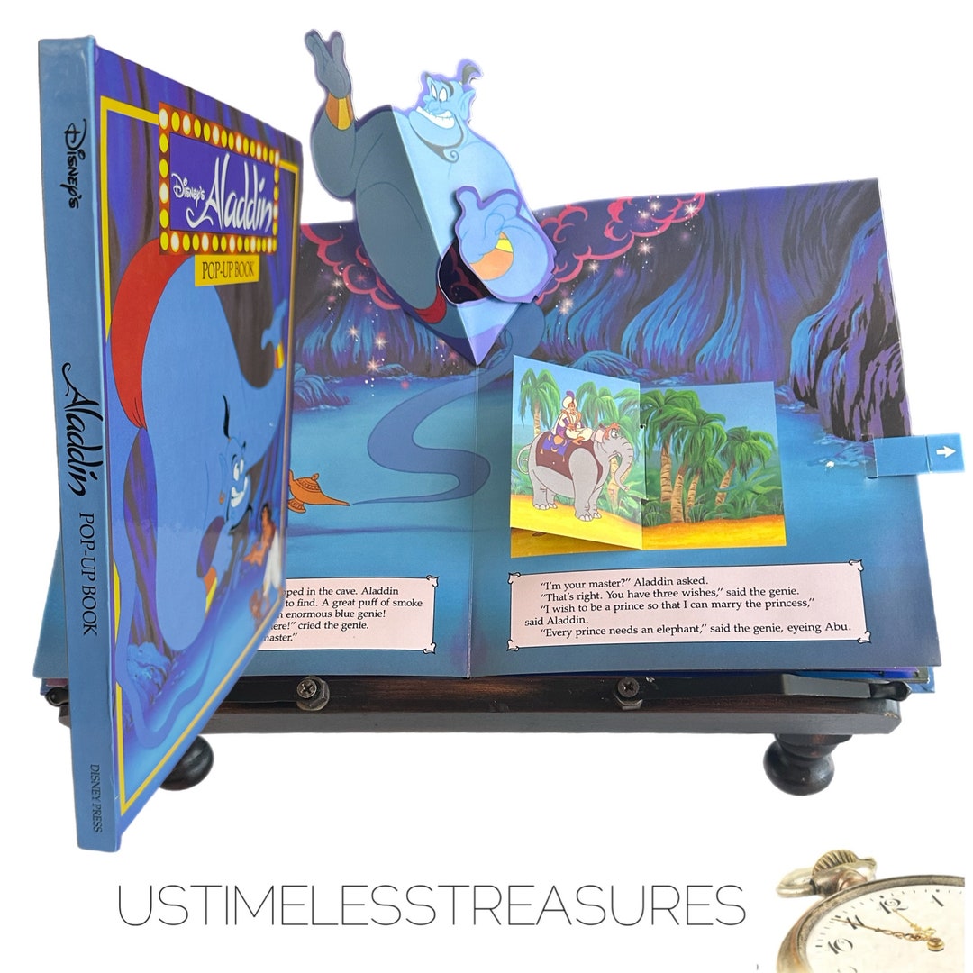 1993 Disneys Aladdin Pop-up Book Vintage Childrens Book - Etsy