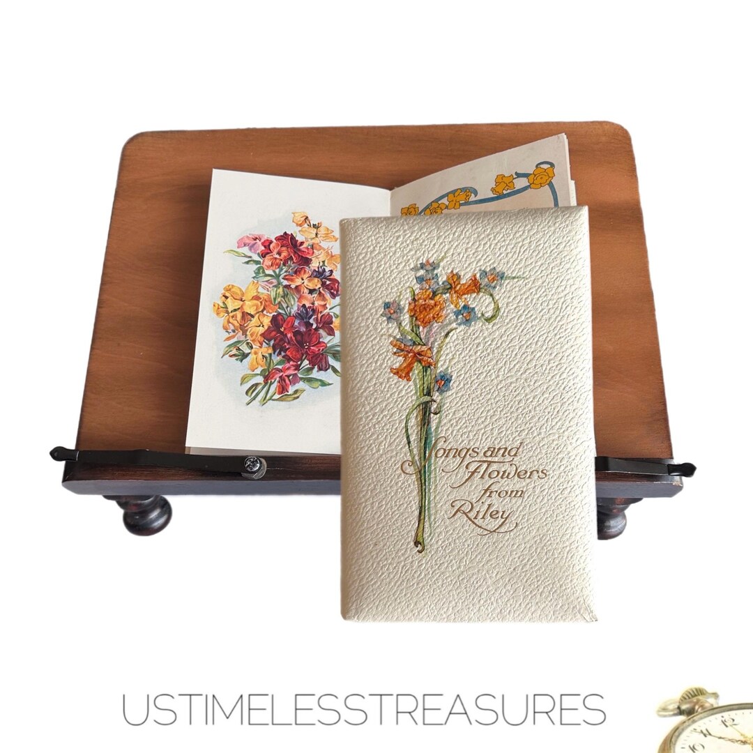 Circa Early 1900s Songs and Flowers From James Whitcomb Riley Antique ...