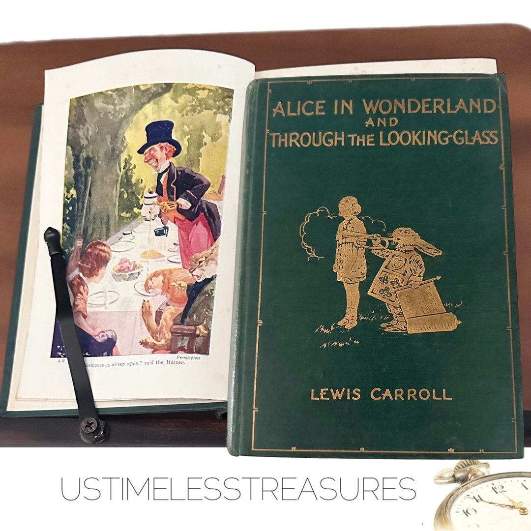 1920s Alices Adventures in Wonderland With Color Plates Antique Book - Etsy