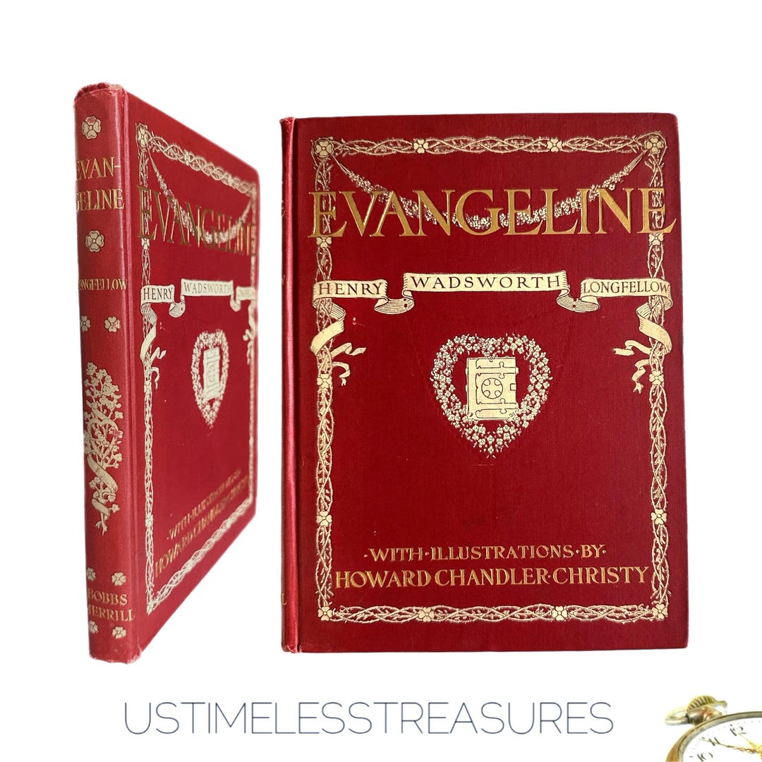 1905 Evangeline by Henry Wadsworth Longfellow Beautifully Illustrated ...