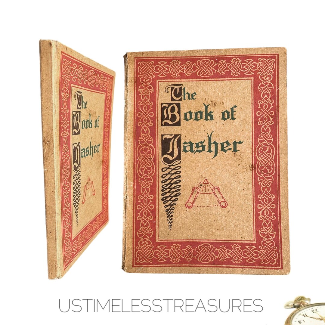 1938 the Book of Jasher, One of the Sacred Books of the Bible. Long Lost or Undiscovered Masonic ...