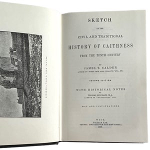 1973 History of Caithness, Scotland 1887 Reprinted Vintage Book - Etsy