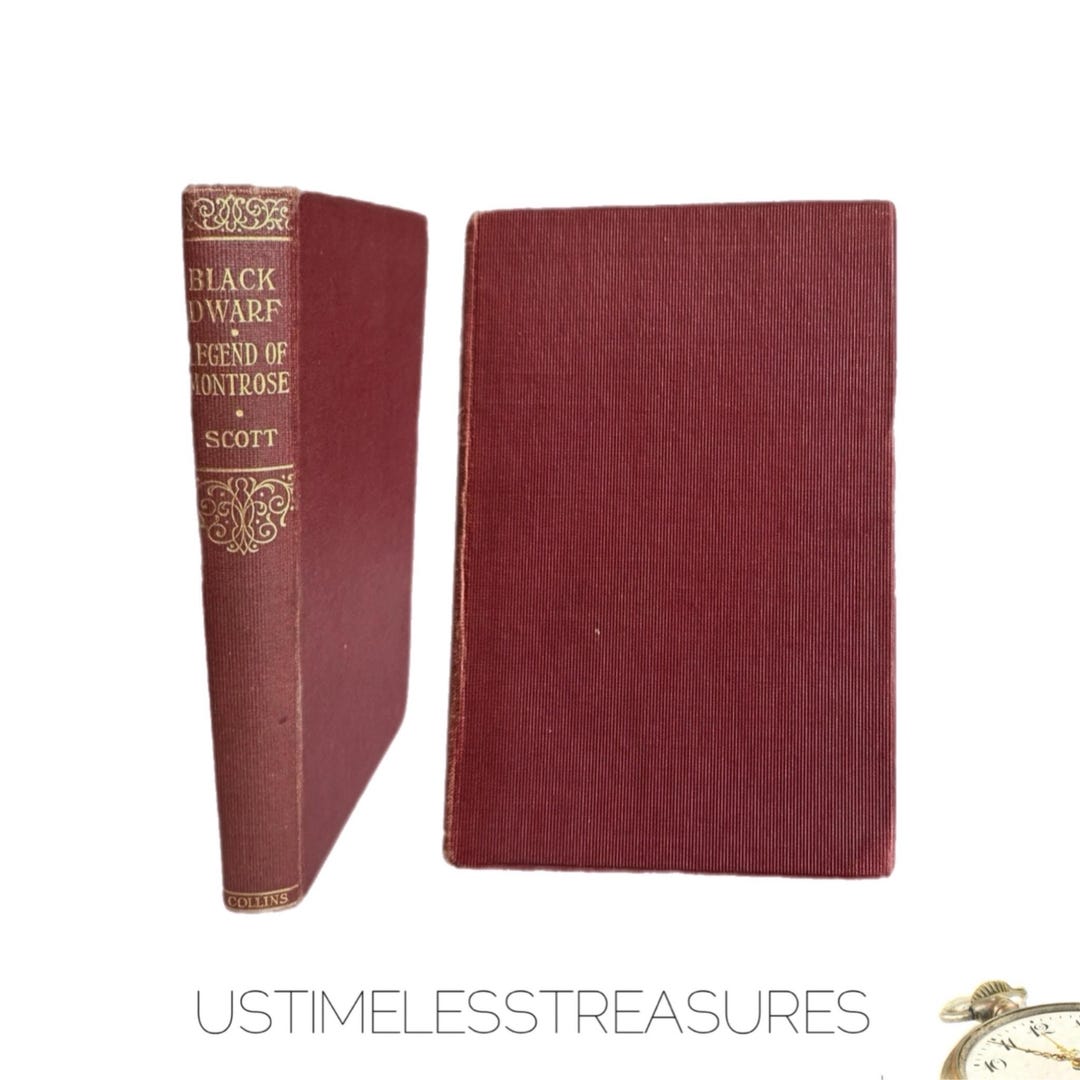 1920-30s Scottish Jacobite Rebellion by Sir Walter Scott the Black ...