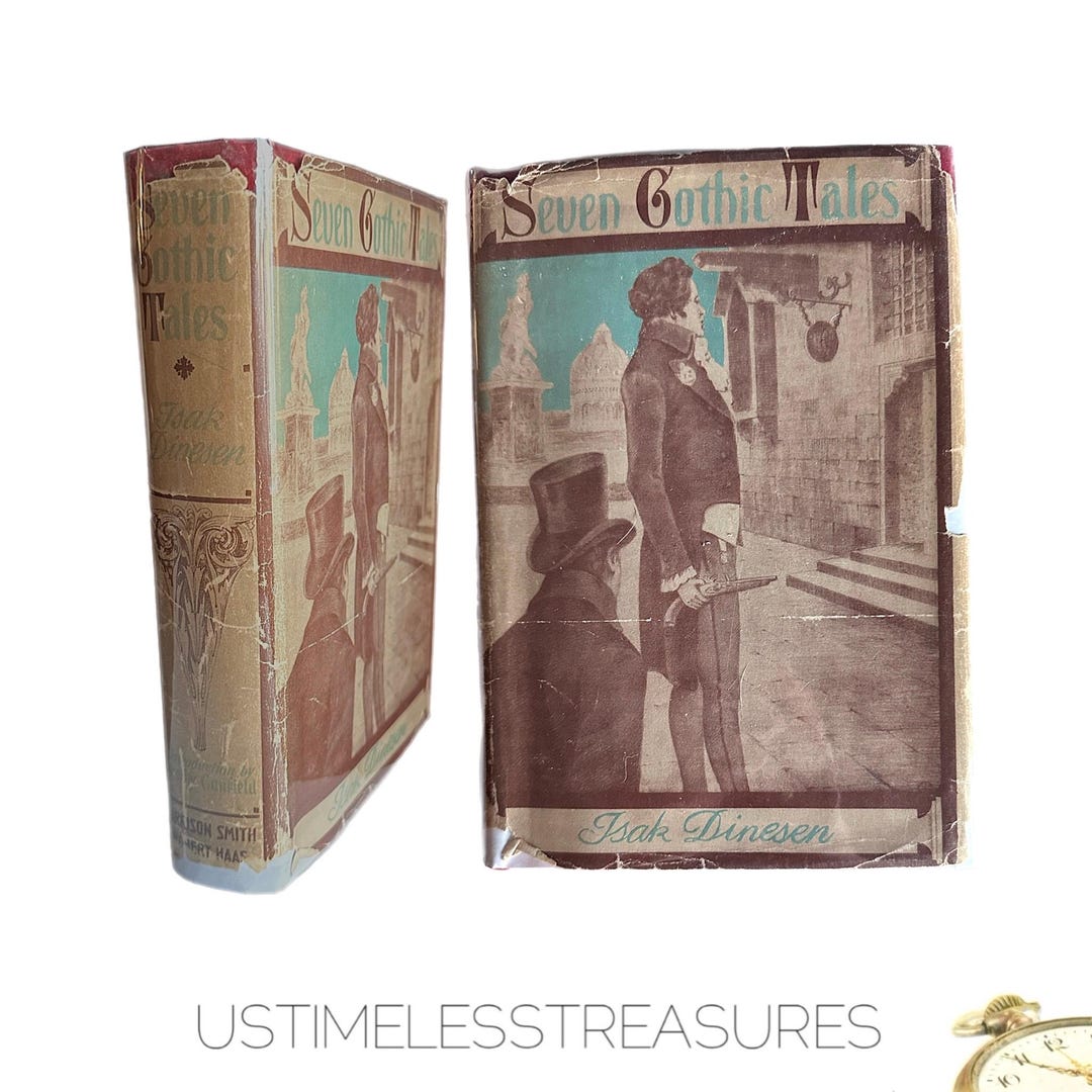 1934 Seven Gothic Tales First Edition by Isak Dinesen Vintage Horror ...