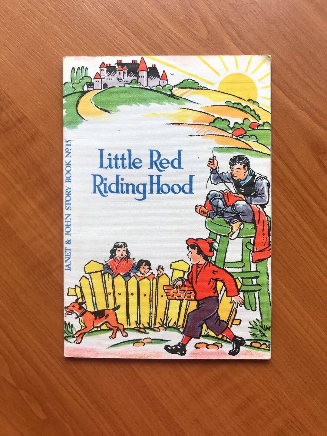 Vintage Little Red Riding Hood Children's Book. Lovely Primer Picture ...