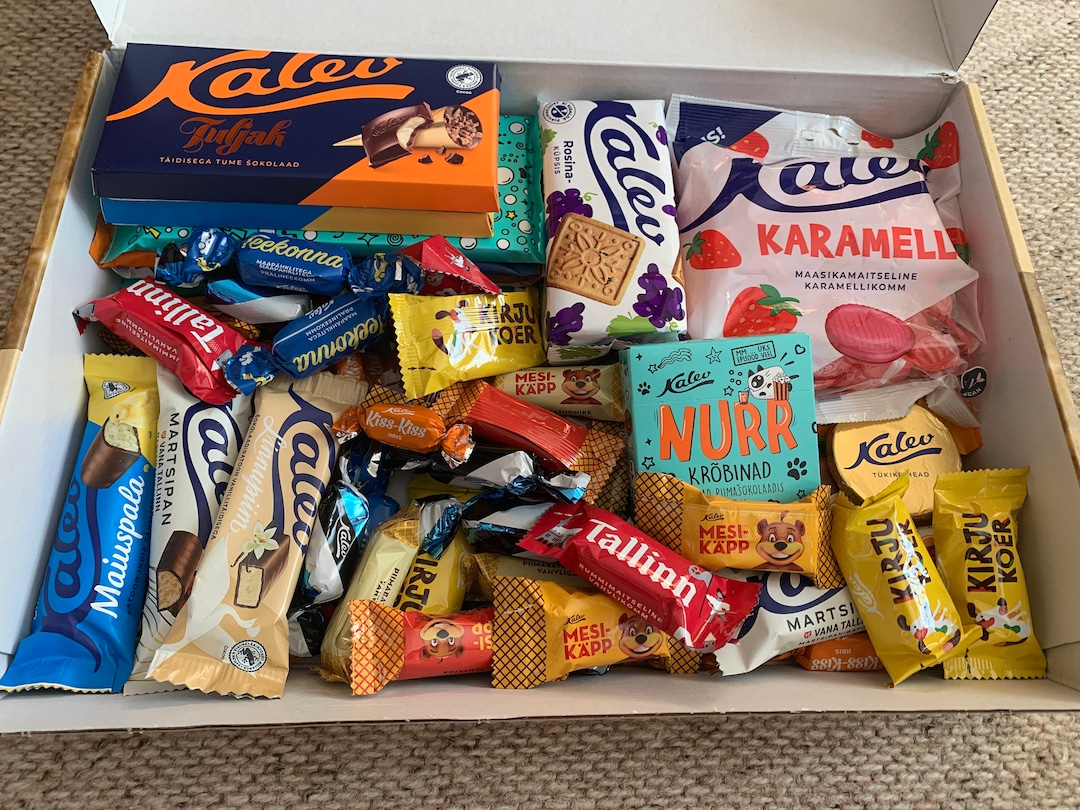 Estonian Sweet and Savoury Box / Gift Idea / Estonian Marzipan / Candy ...