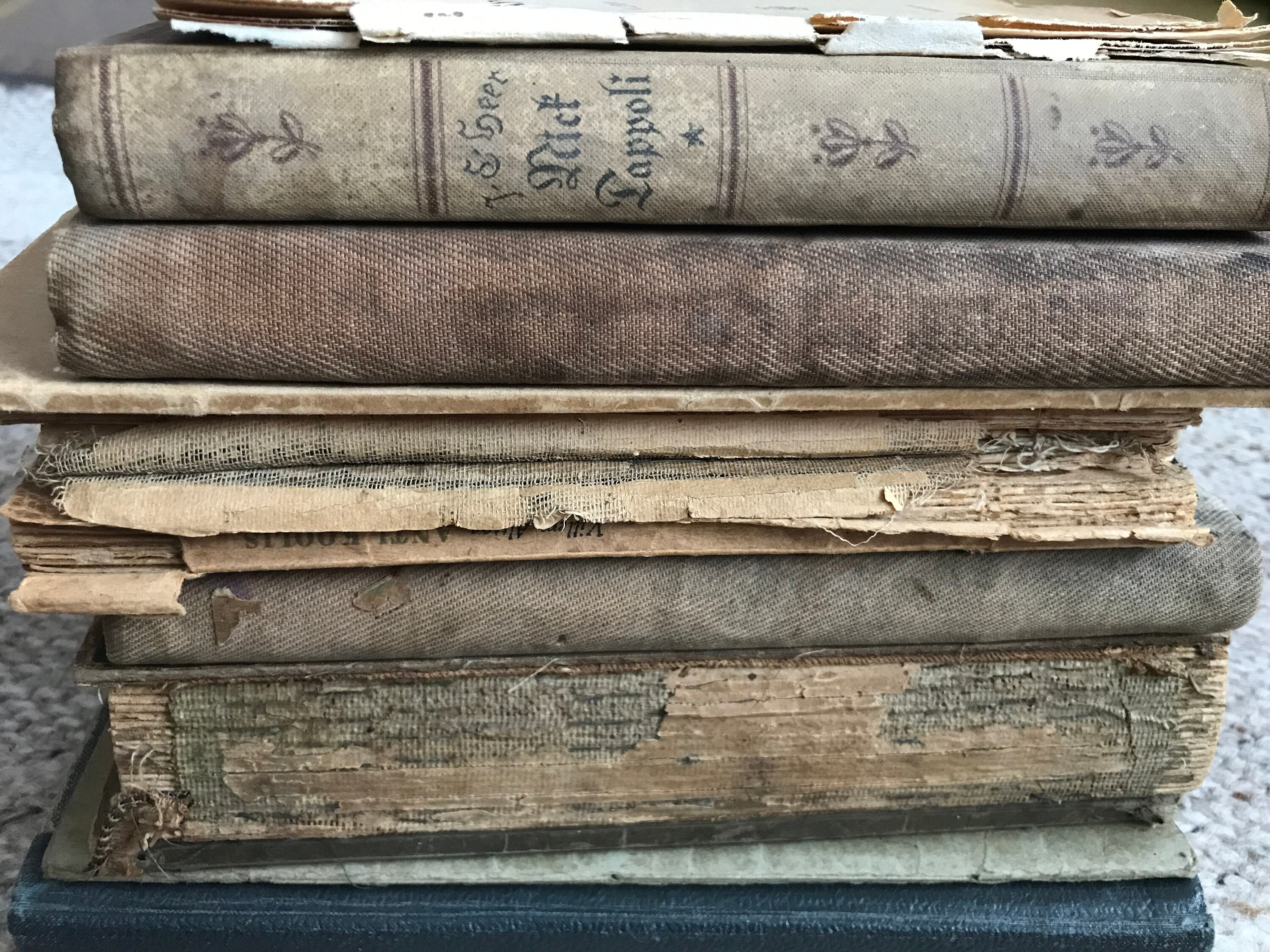 20 Antique Book Pages Brown Sheets From 1880s-1940s for Junk Journal ...