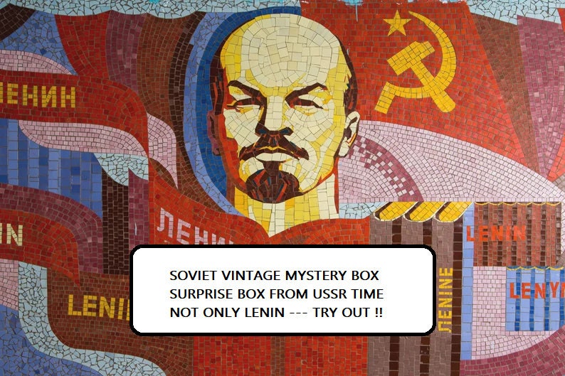 Soviet Mystery Box, Surprise Box, USSR Vintage Items, Soviet Era ...