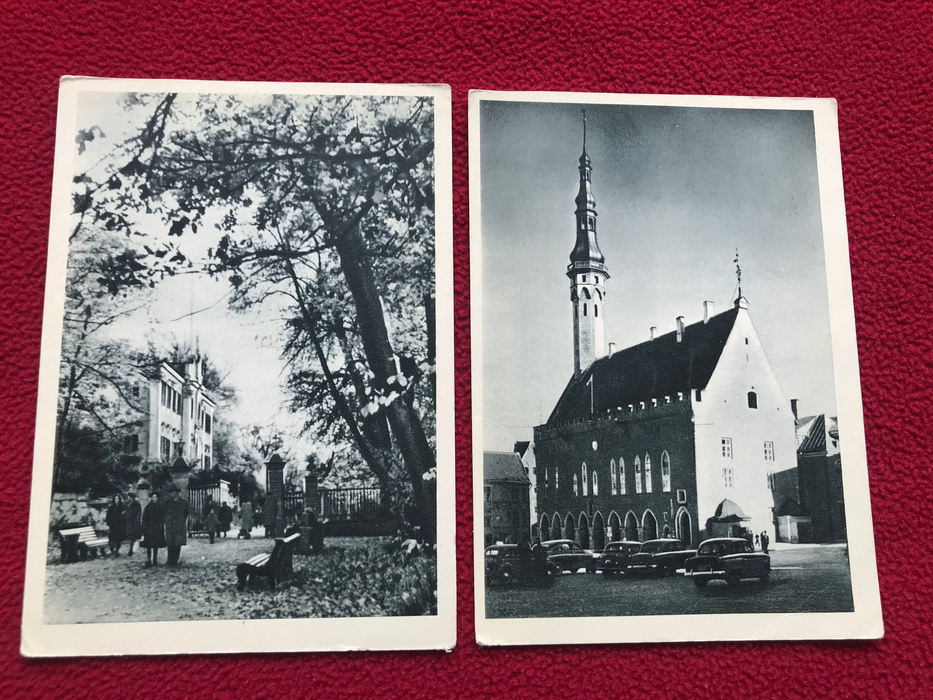 TALLINN POSTCARDS. 7 Black and White Old USSR Postcards From 1960s ...