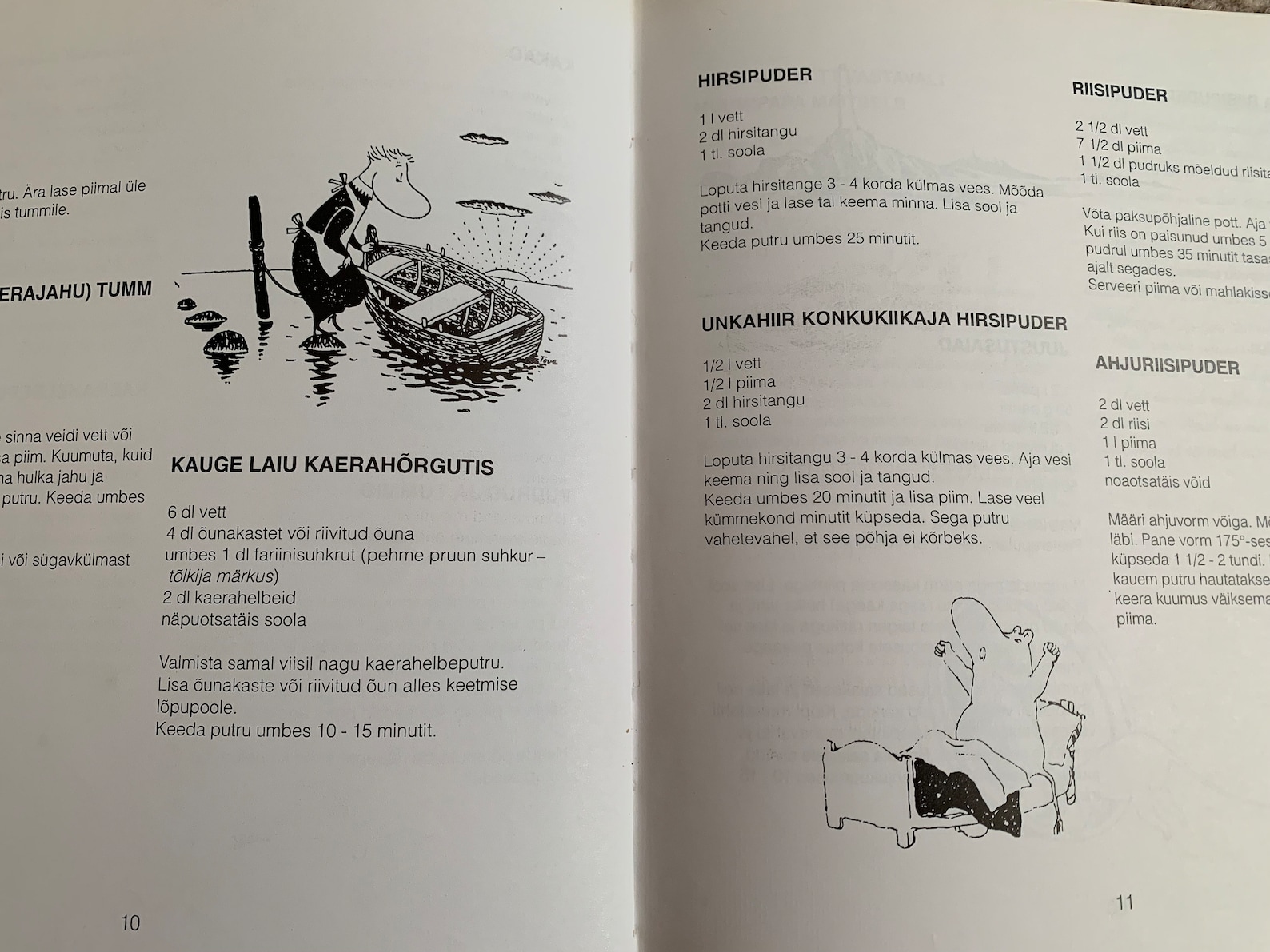 MOOMINMAMMAS Cook Book by Sami Malila. Vintage Children's Book. Easy ...