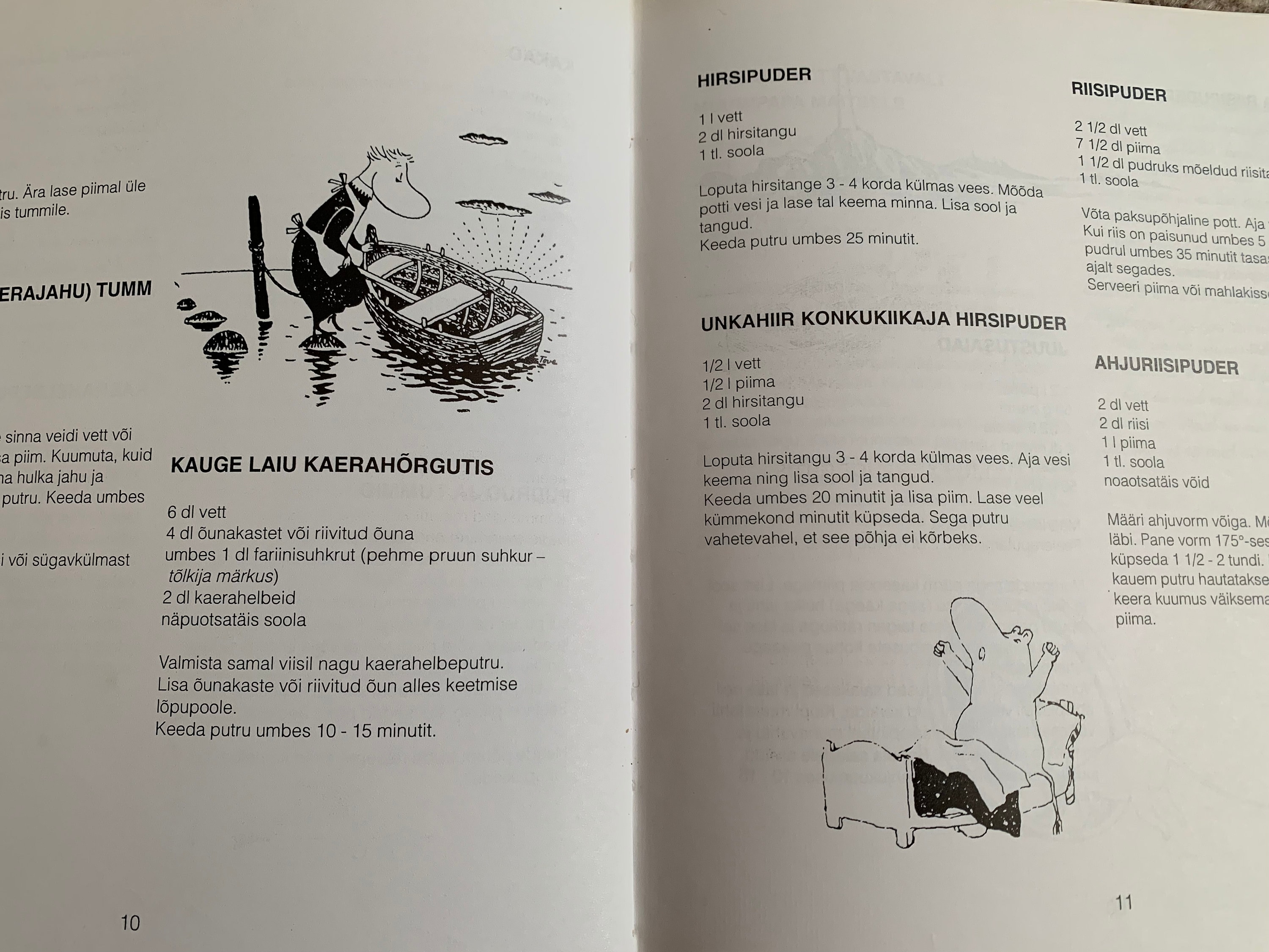 MOOMINMAMMAS Cook Book by Sami Malila. Vintage Children's Book. Easy ...