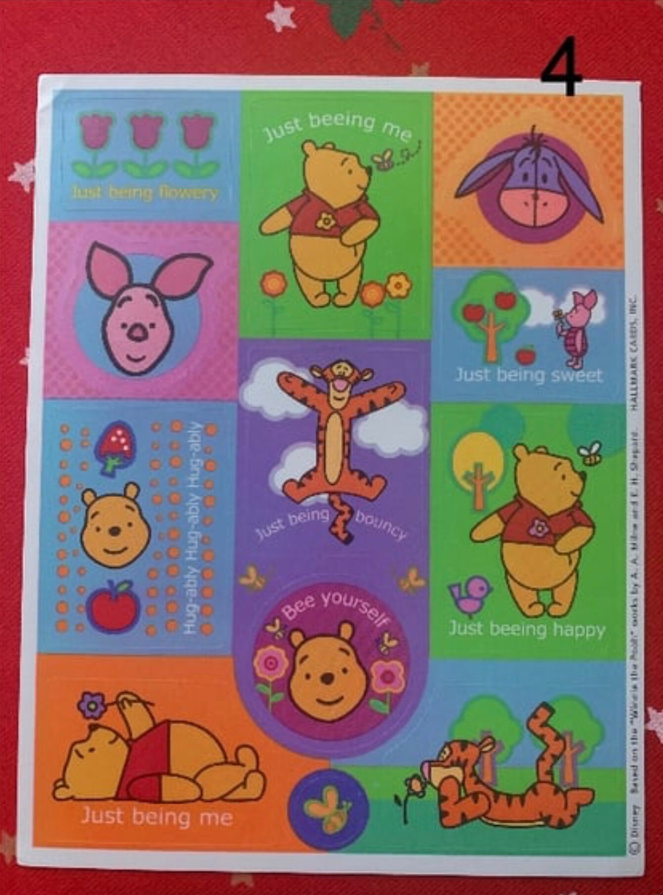 Retro DISNEY Winnie Pooh Sticker Sheets, Vintage Stickers, Planner ...