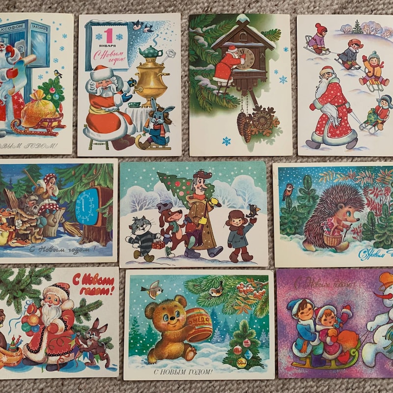 Russian Postcard - Etsy