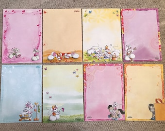 DIDDL Writing Paper Sheets, Single Designs, Vintage Decorated Letter ...