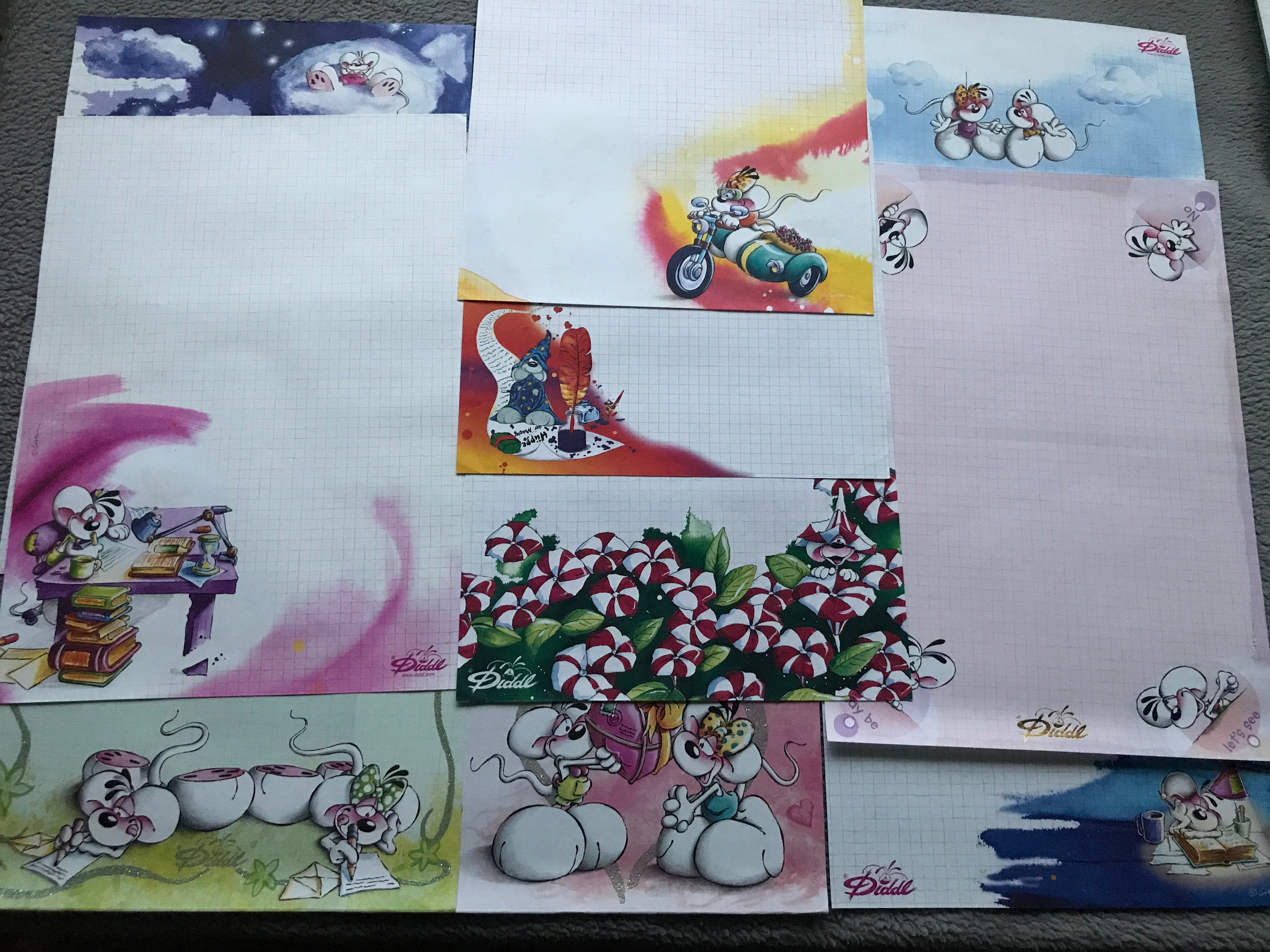 Printable Diddl Stationery