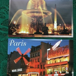 Set of 18 TRAVEL PARIS Postcards - Amazing Views of Places in FRANCE ...