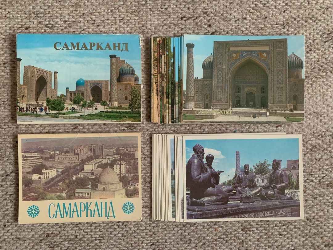 SAMARKAND Postcards. Two Sets of Unused Cards With Cover. Collectible ...