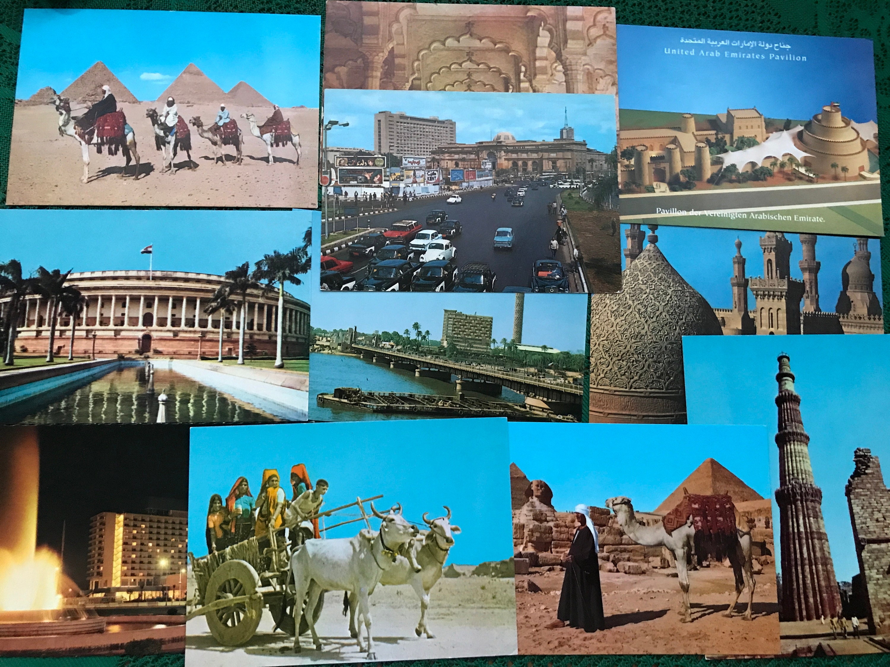 Set of 11 EXOTIC_COUNTRIES Postcards From 1960s-1970s Descriptions in ...