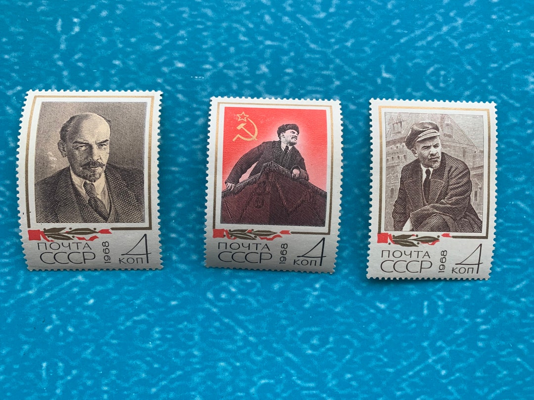 LENIN Postage Stamps From 1968. Vintage Collectible MNH Soviet Postage ...