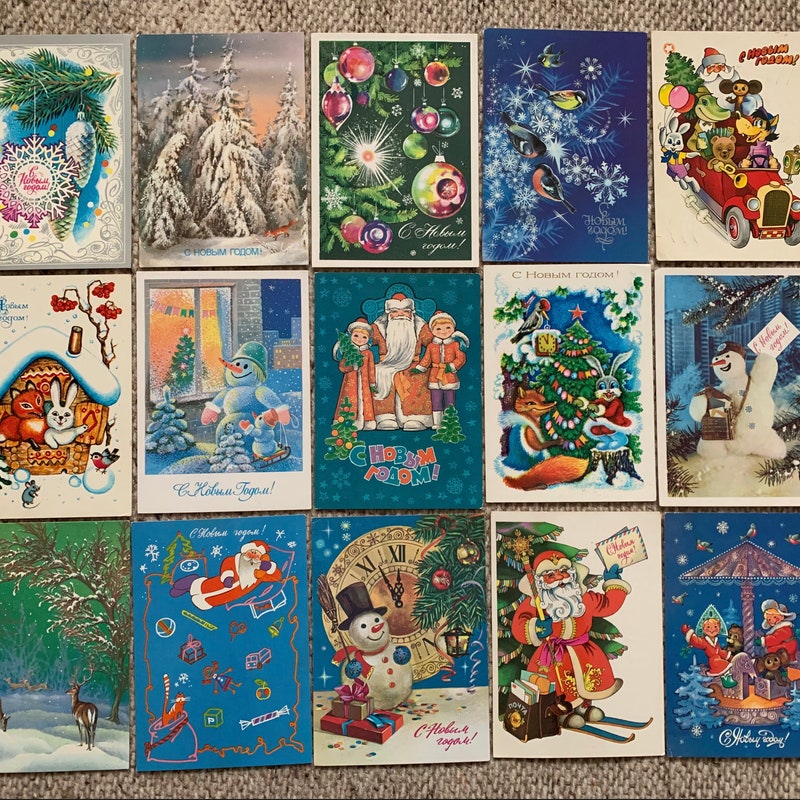 Russian Postcard - Etsy