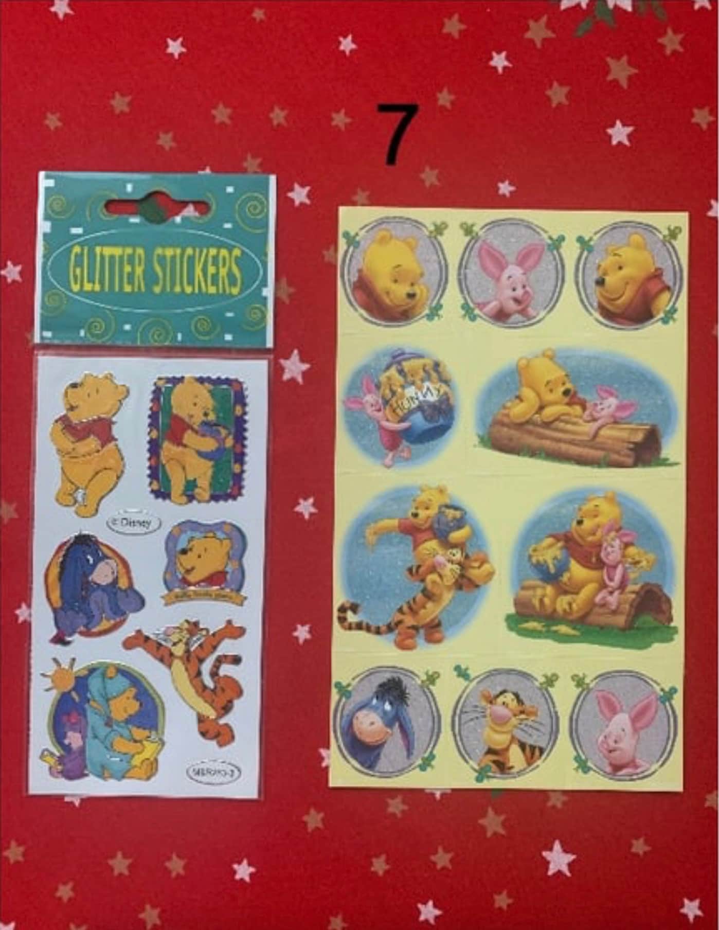 Retro DISNEY Winnie Pooh Sticker Sheets, Vintage Stickers, Planner ...