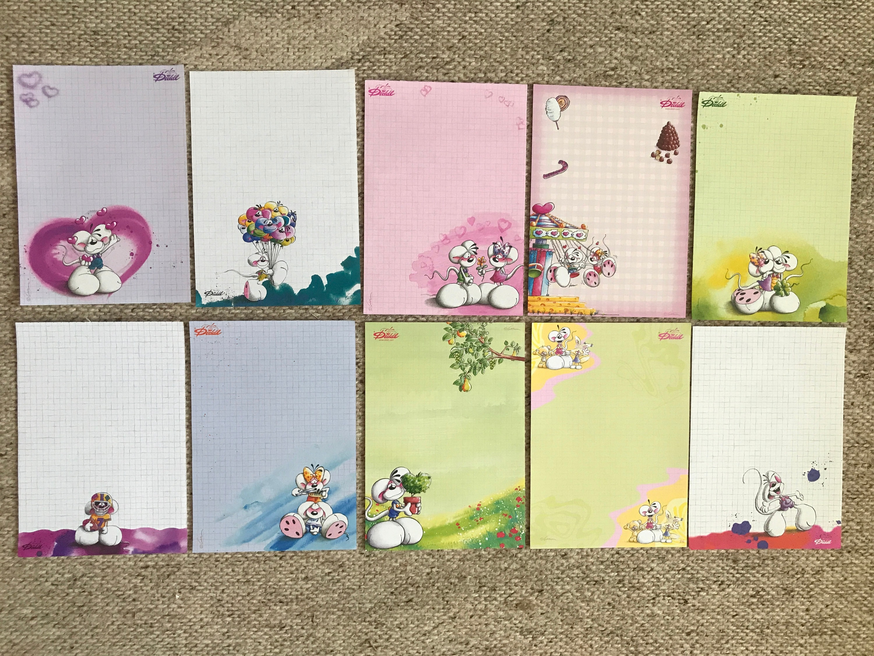 Printable Diddl Stationery