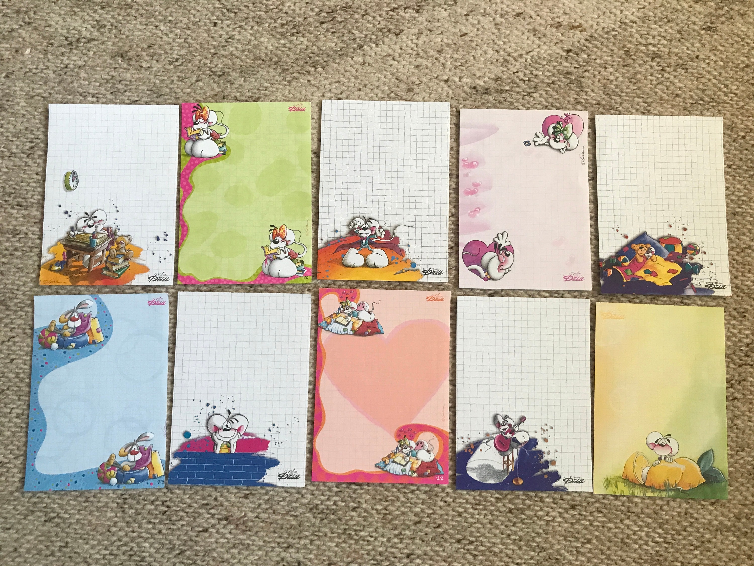 Printable Diddl Stationery