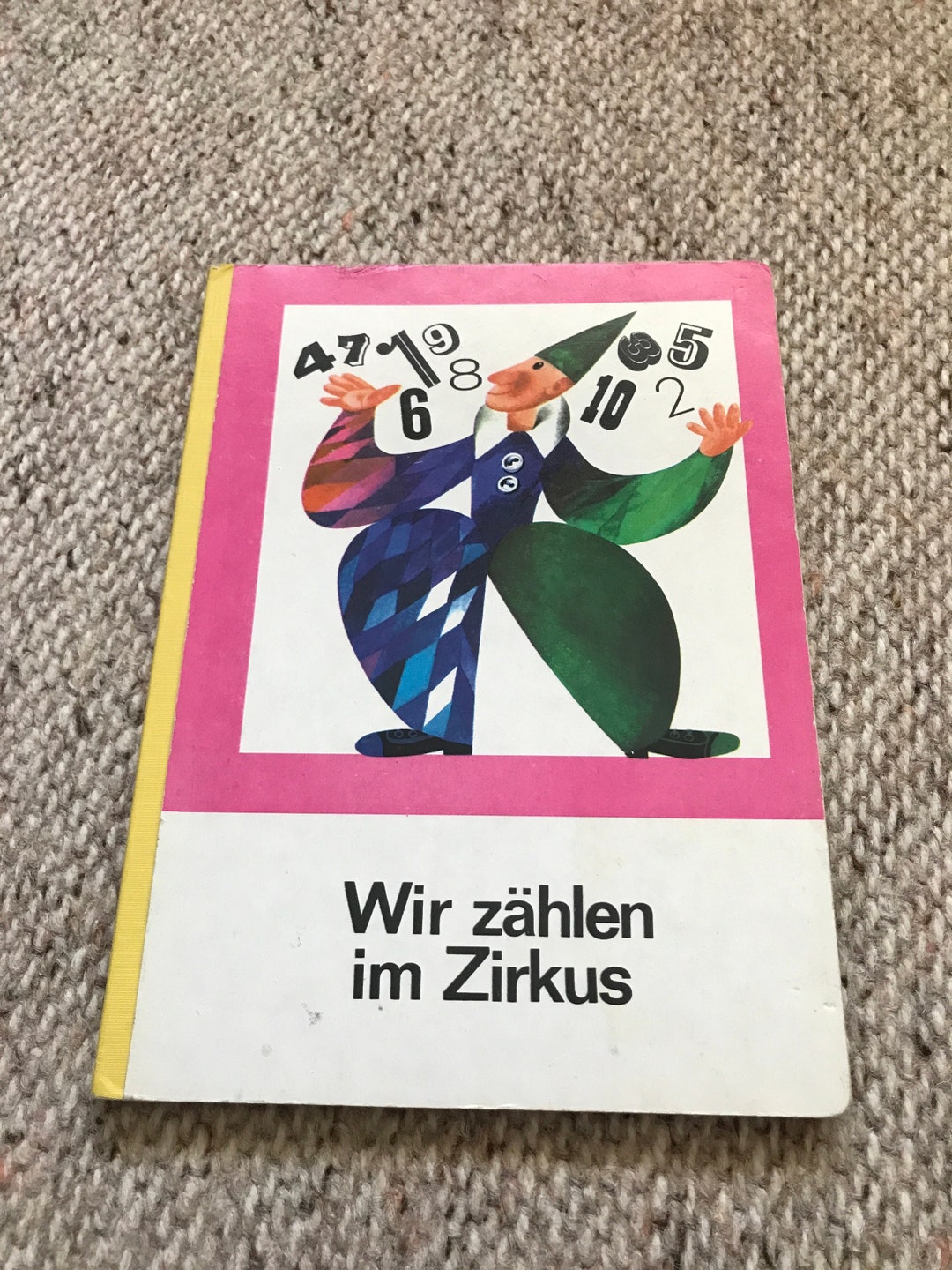 Vintage 1980s DDR / GDR Children's Book - Wir Zählen Im Zirkus - German ...