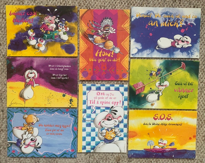 DIDDL POSTCARDS. Choose Your Favorite Card in German, Swedish ...