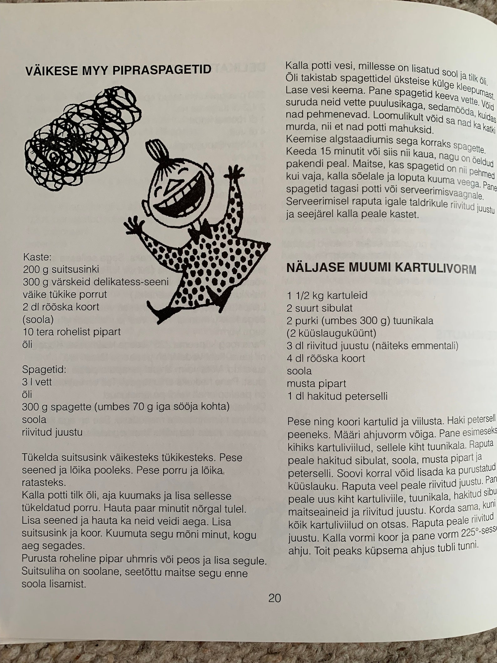 MOOMINMAMMAS Cook Book by Sami Malila. Vintage Children's Book. Easy ...