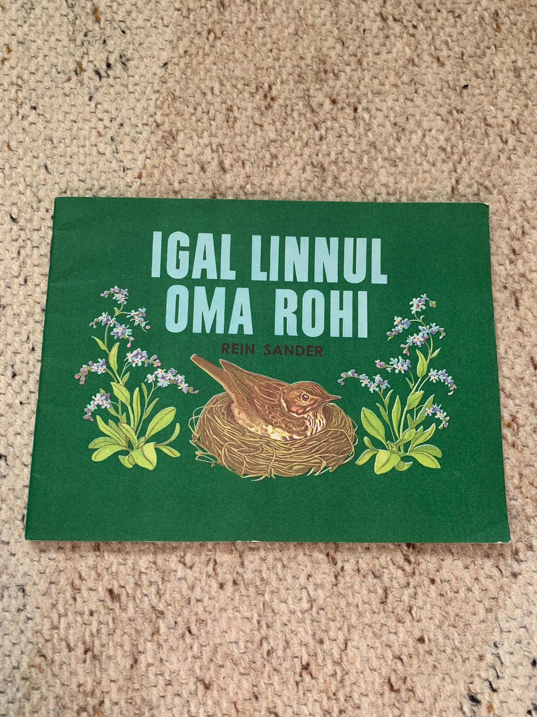 Estonian Children's Book. Soviet Vintage Book Printed in Tallinn, Eesti ...
