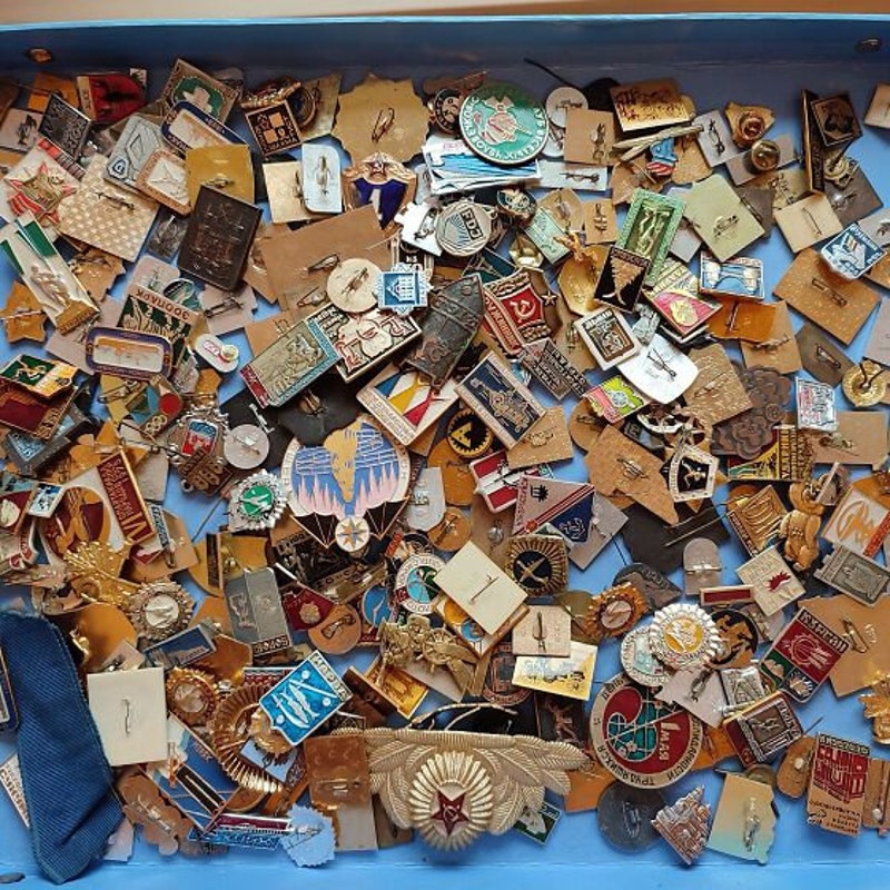 Russian Pin Badge - Etsy